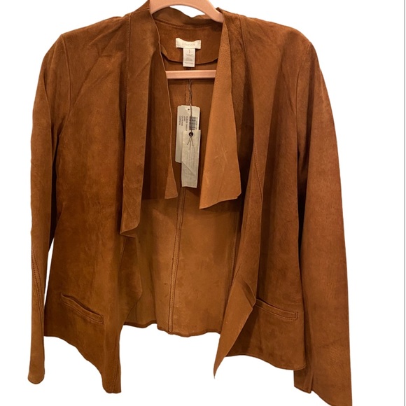 Chico's | Jackets & Coats | Nwt Chicos Suede Cascade Jory Jacket | Poshmark